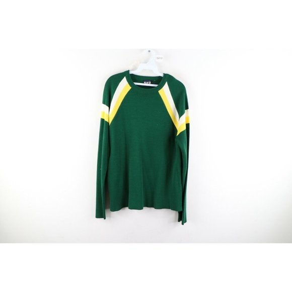 Vintage | Sweaters | Vintage 7s Rockabilly Mens Medium Acrylic Knit ...